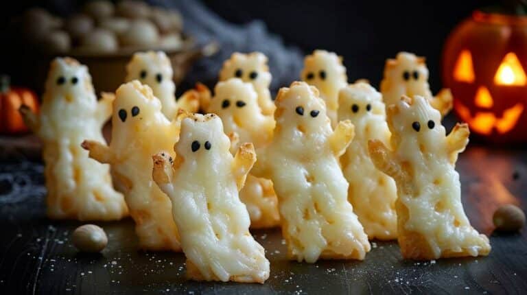 Spooky Ghostly Cheese Sticks: Perfect Halloween Appetizer Recipe