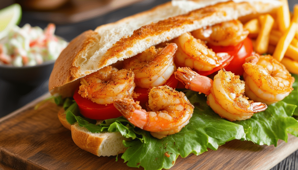Easy Air Fryer Shrimp Po Boy Recipe: Crispy & Quick Southern Sandwich