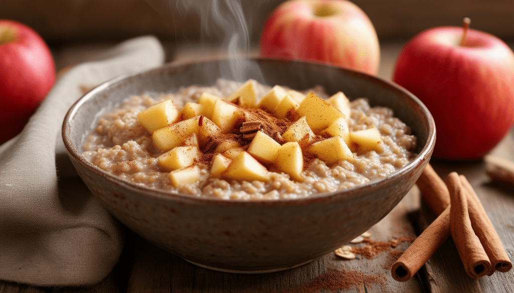 Apple Cinnamon Porridge Recipe: Hearty Oats with Warm Spices & Sweet Apples