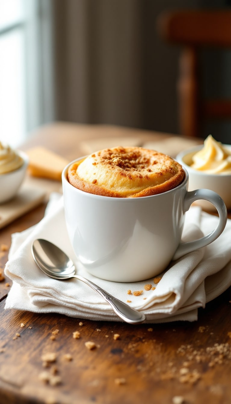 Quick Cheesecake Flavored Mug Cake Recipe: Satisfy Your Sweet Tooth in ...