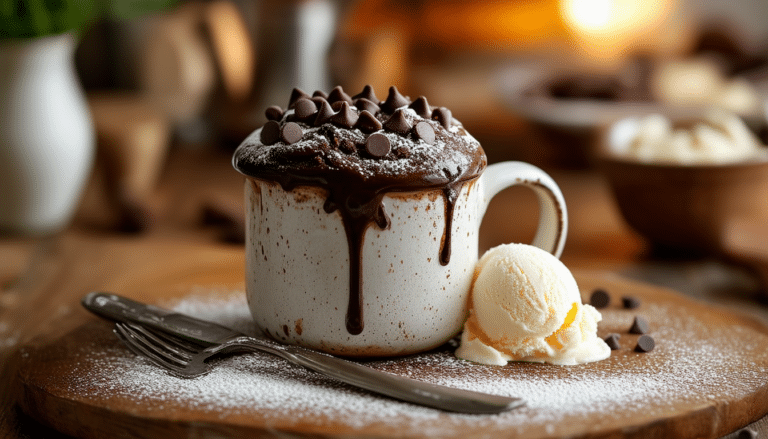 Quick & Easy Fast Fudge Brownie Mug Cake Recipe | Ready in Minutes
