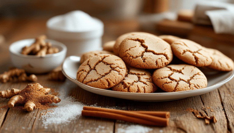 Spicy-Sweet Gingersnap Genius Cookies: Perfectly Crinkled Holiday Treats