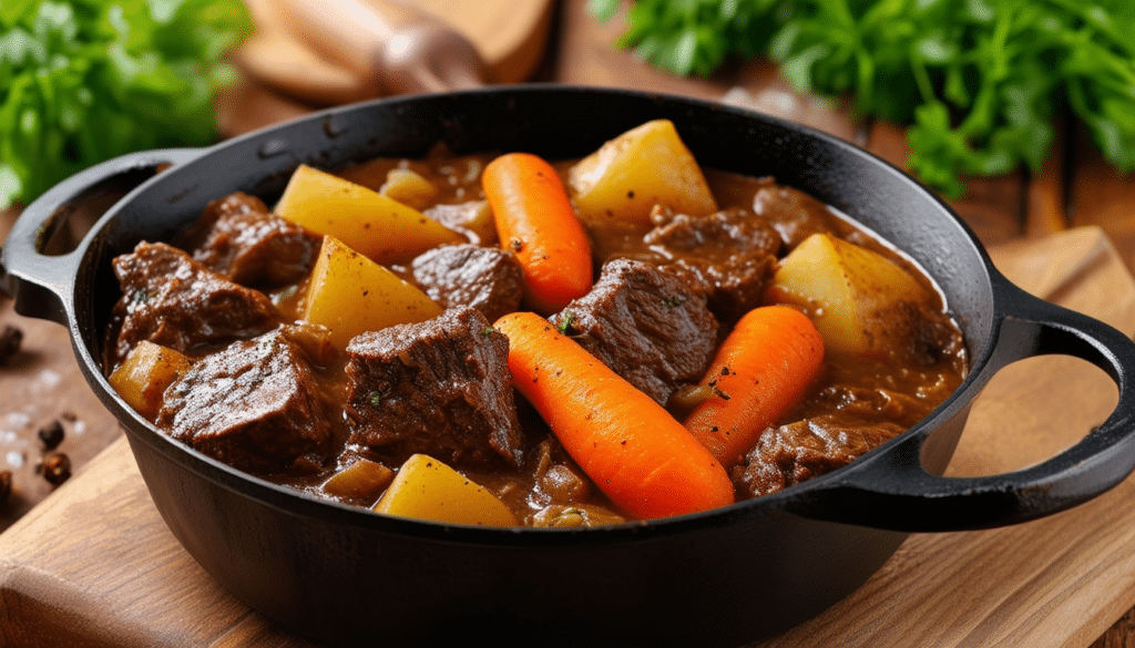 Easy One-Pot Beef Stew Recipe with Potatoes & Carrots for Cozy Dinners