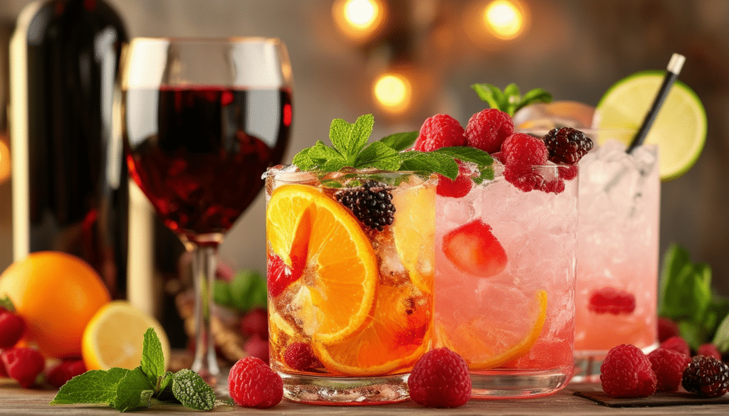 Easy Wine-Based Cocktails for a Cozy or Elegant Evening at Home