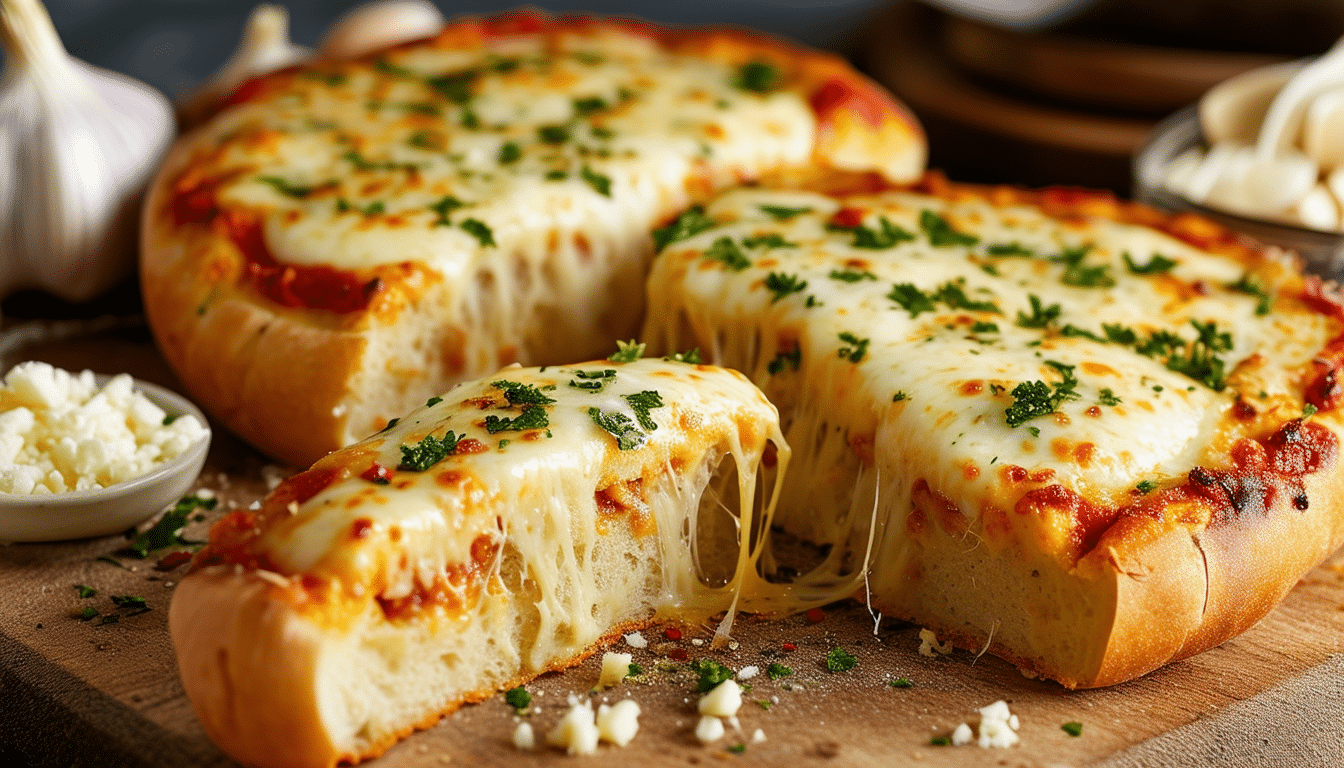 Crispy Garlic Cheese Pizza Bread in Air Fryer: Quick & Delicious Recipe