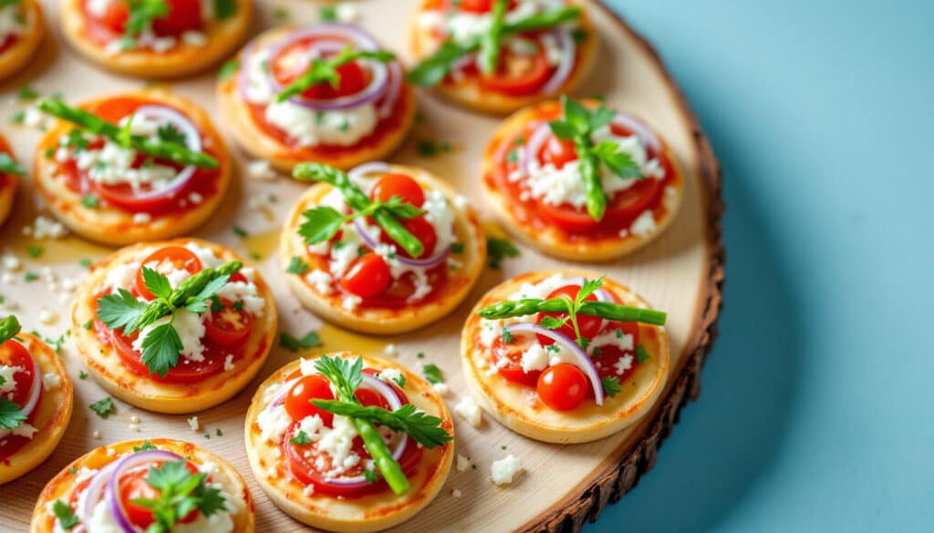 Spring Vegetable Mini Pizzas: Easy Recipe for Delicious Bites